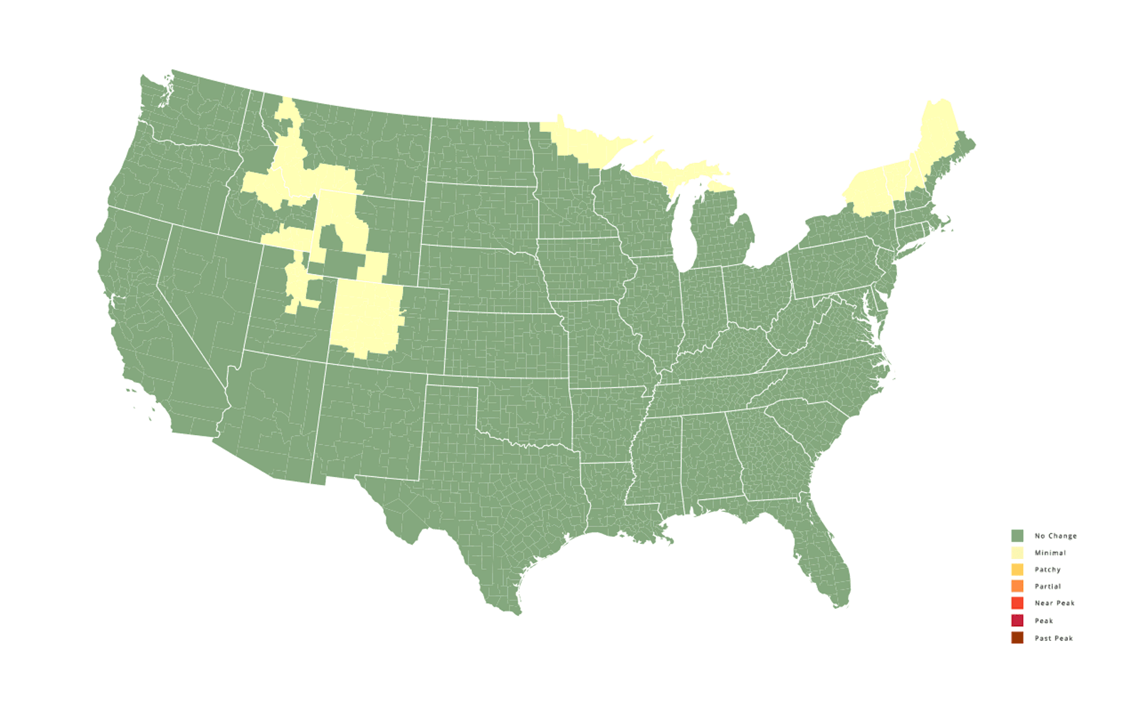 Fall Foliage Prediction Map 2022 Smoky Mountains Route Map 2022