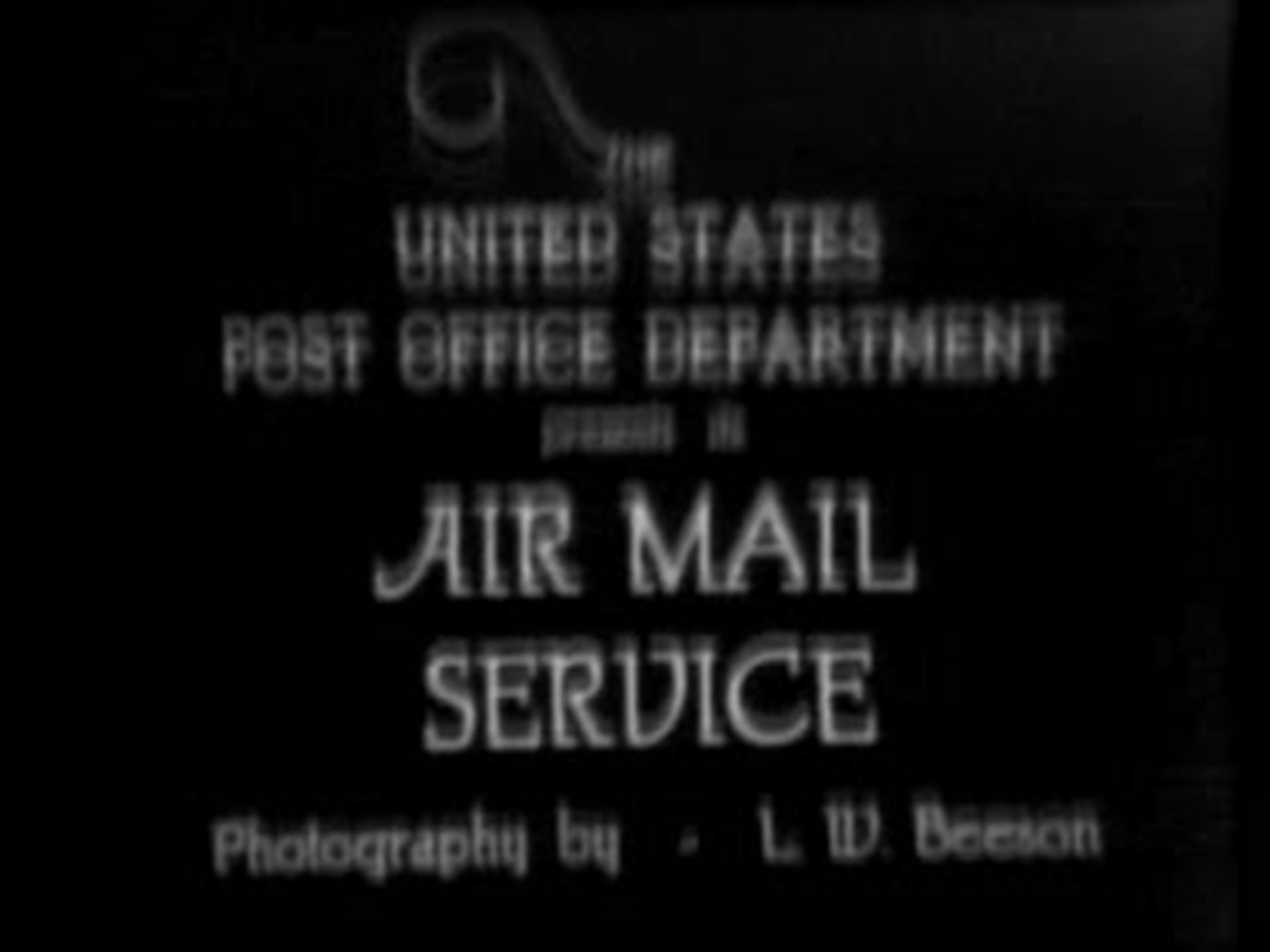 Air Mail Service ca. 1923 Smithsonian Magazine