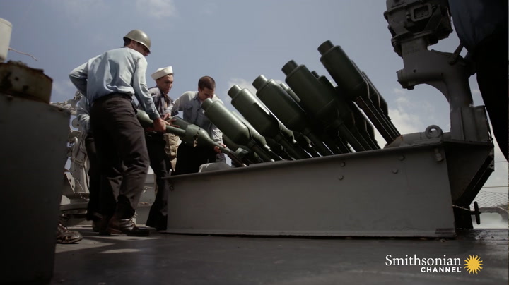 A U.S. Warship Fires an Anti-Sub Weapon on a German U-Boat Smithsonian ...